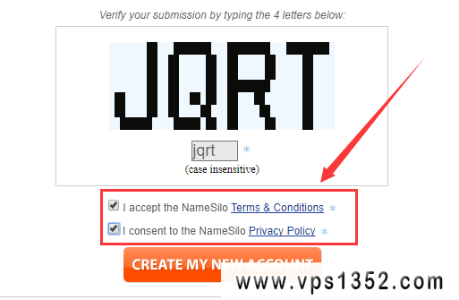 Namesilo域名注册购买教程-VPS1352主机测评