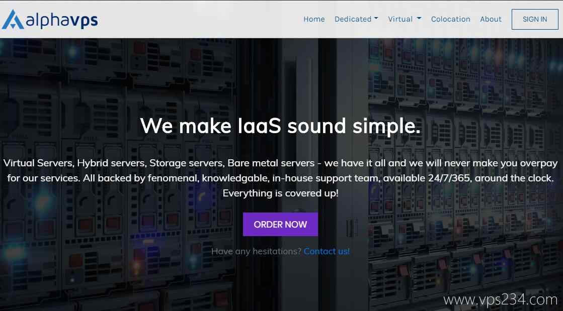 欧洲VPS AlphaVPS 推荐 – 价格超便宜 – 大硬盘VPS-VPS1352主机测评