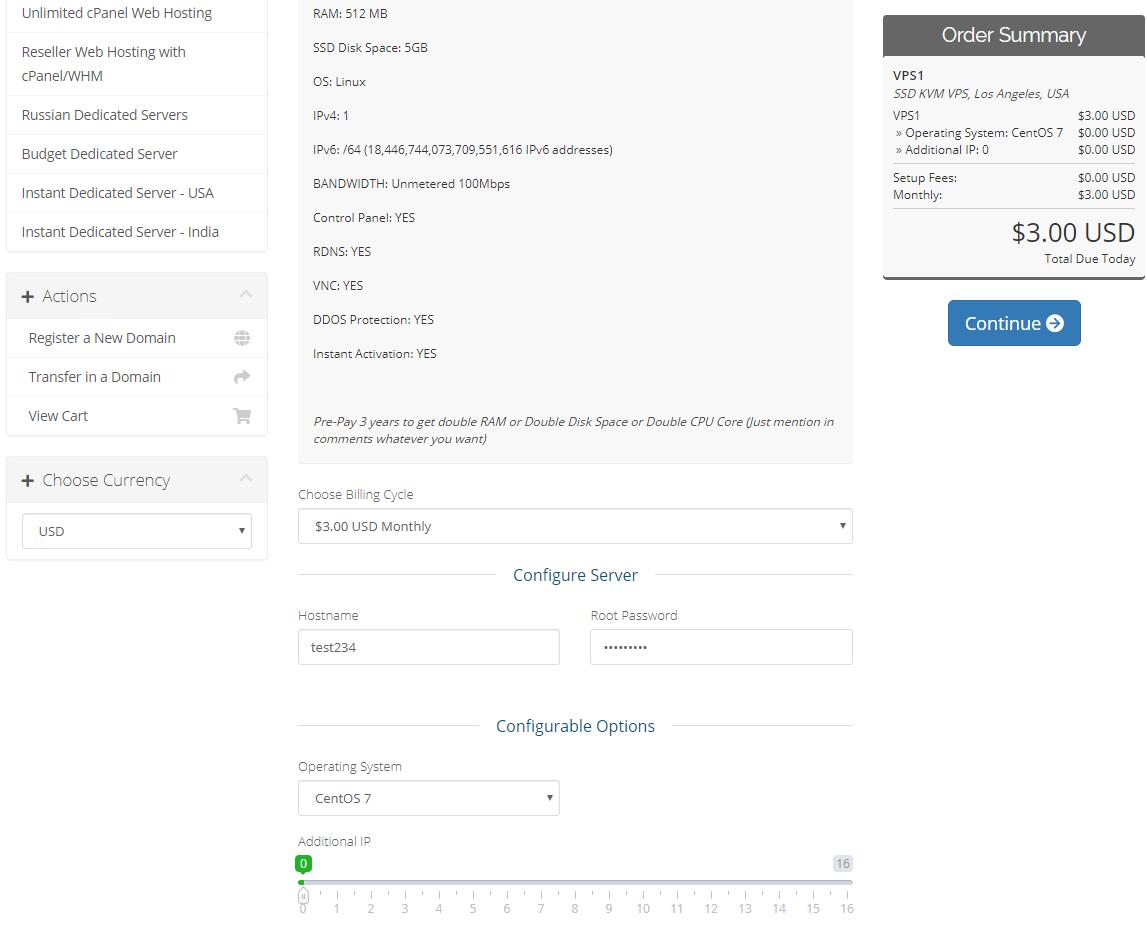 美国VPS hostEONS 购买教程-VPS1352主机测评