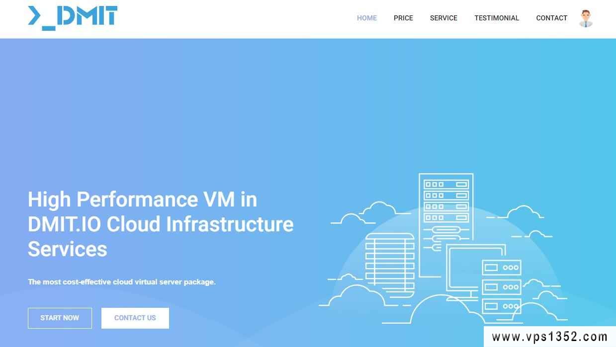 DMIT 美国VPS推荐 – CN2 GIA 线路 – 超大独享带宽-VPS1352主机测评